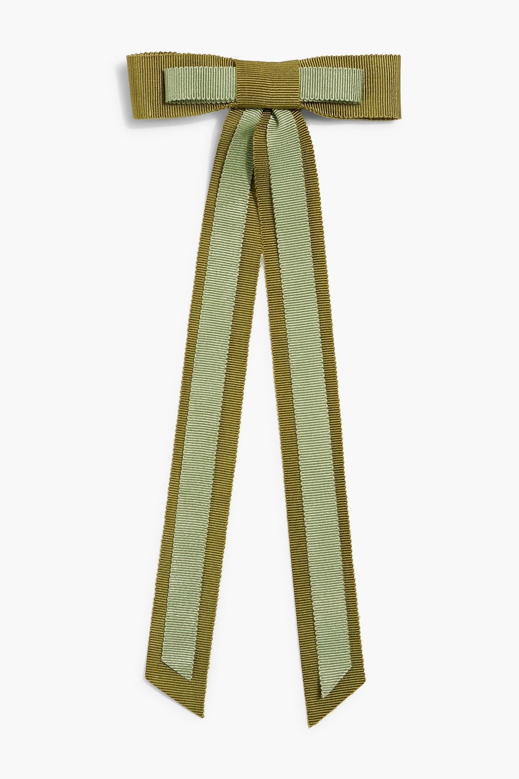 JENNIFER BEHR Eden two-tone grosgrain bow hair clip – elegant hair ...